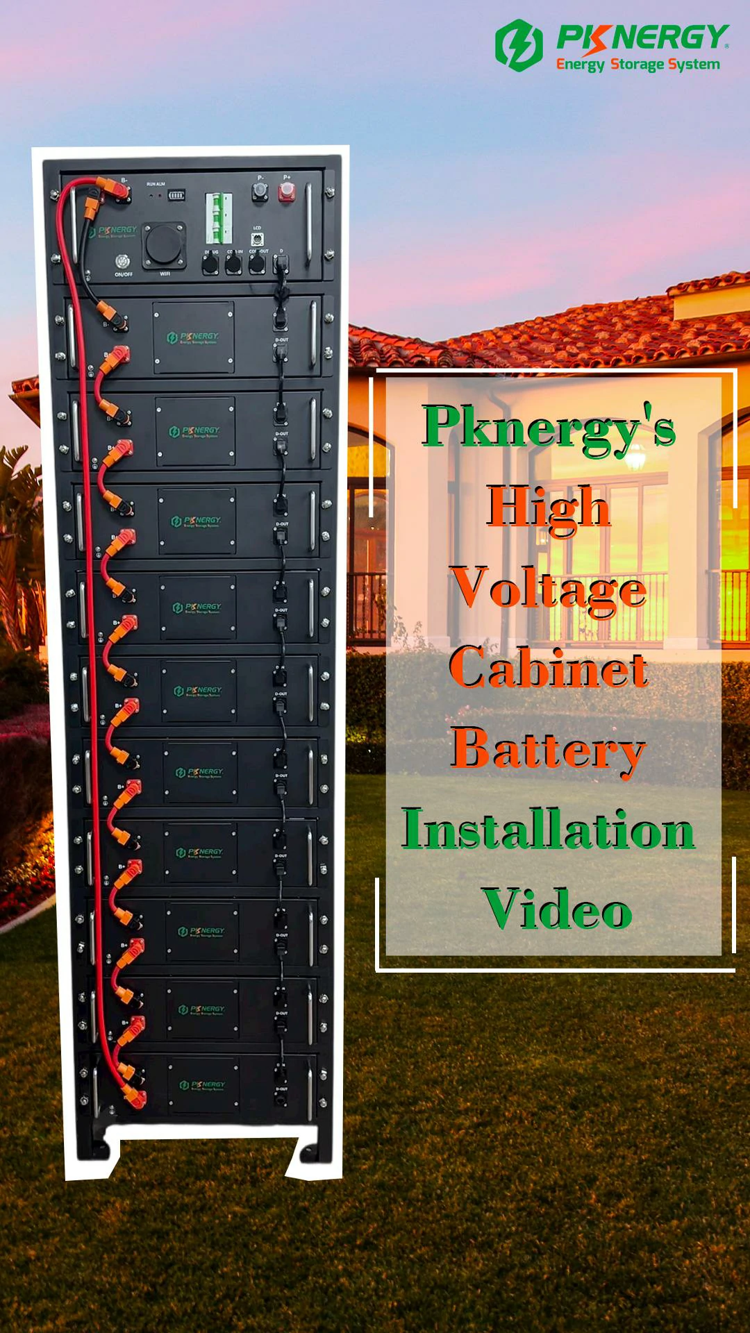 How to Install a Rack Mount Battery (High Voltage Version) - PKNERGY