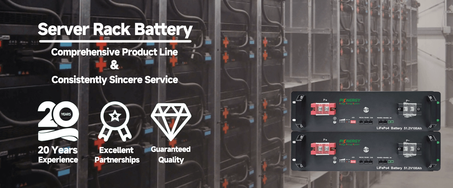 LiFePO4 Server Rack Battery Series - PKNERGY